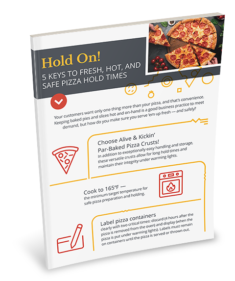 Pizza Holding Temperature Infographic | Alive & Kickin'
